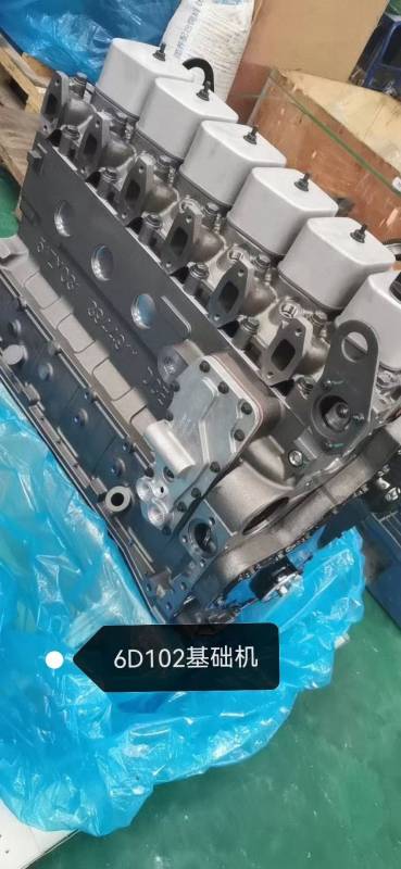 Komatsu 6D102 engine long block for PC200-7